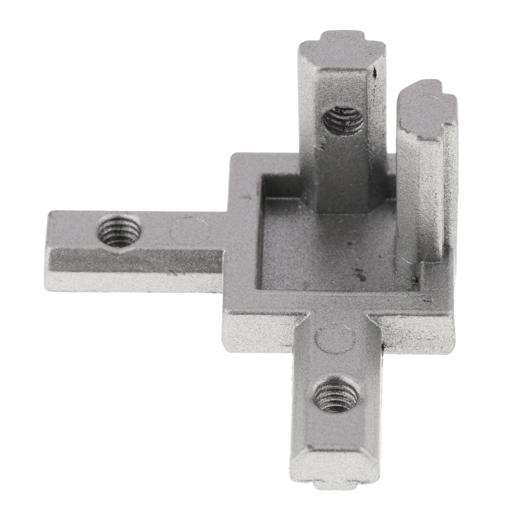 3-Way 90L Deg Inside Corner Connector Joint T-slot Aluminum Profile ...