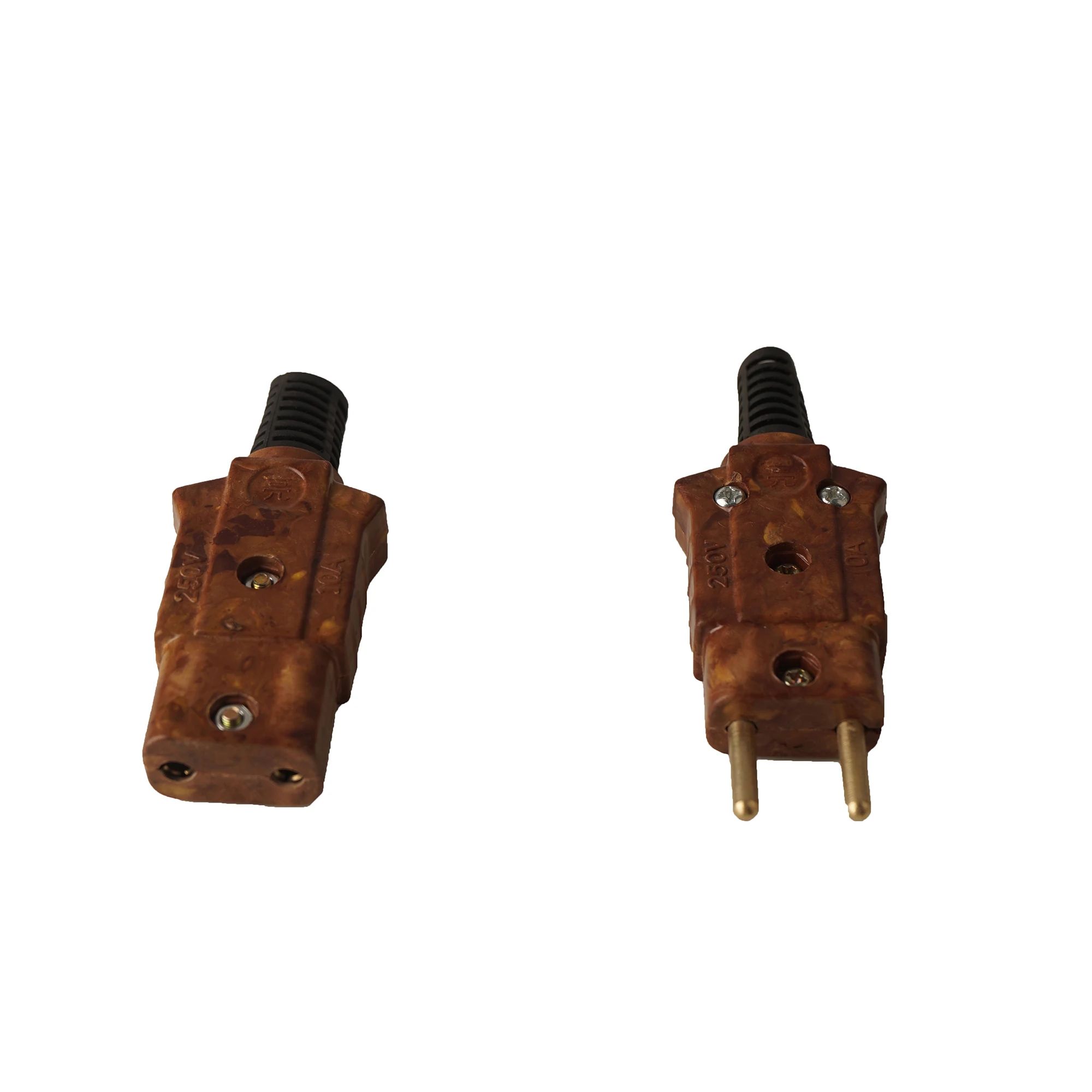 40A Pair Bakelite Plug Female-Male Connector Stage Lights Plug Pro ...