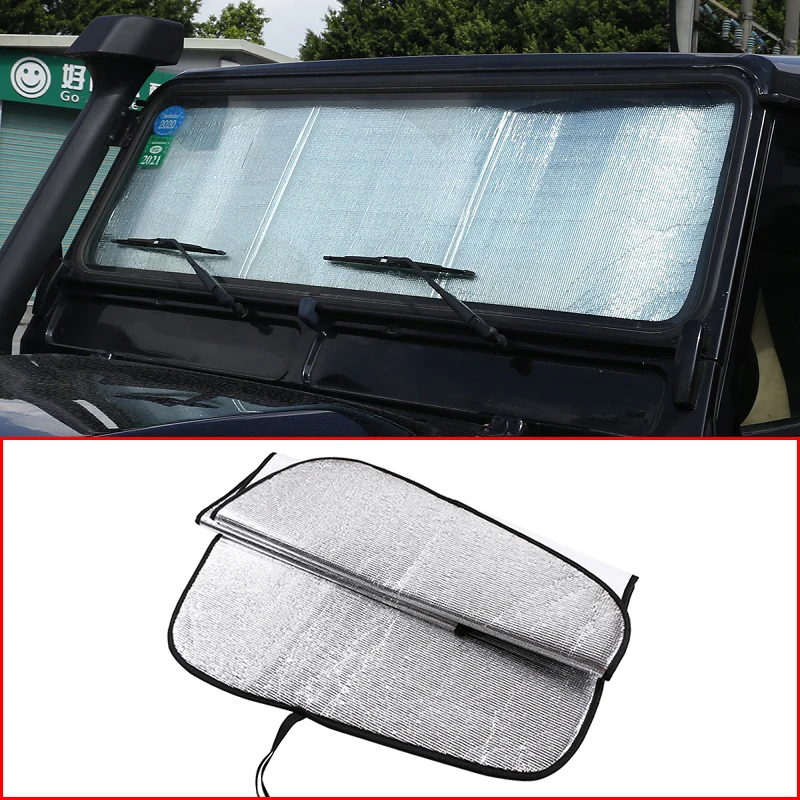 For Land Rover Defender 110 130 2009 2020 Car Windshield Sunshades Sun ...