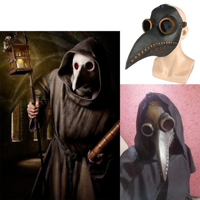 Horror Plague Doctor Schnabel Steam Punk Mechanical Bird Beak Cosplay ...