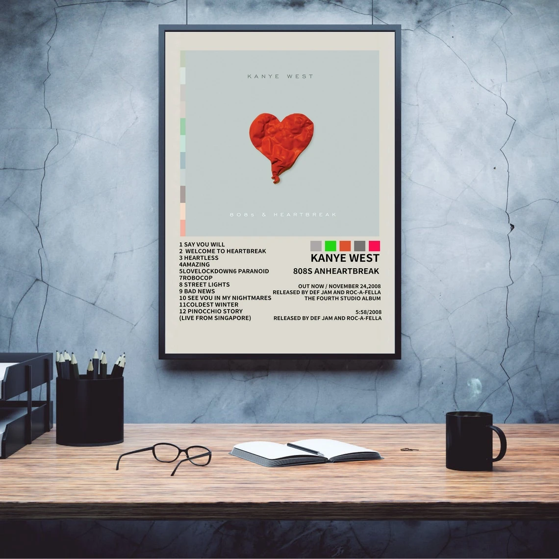 Kanye West Heartless Album Covers