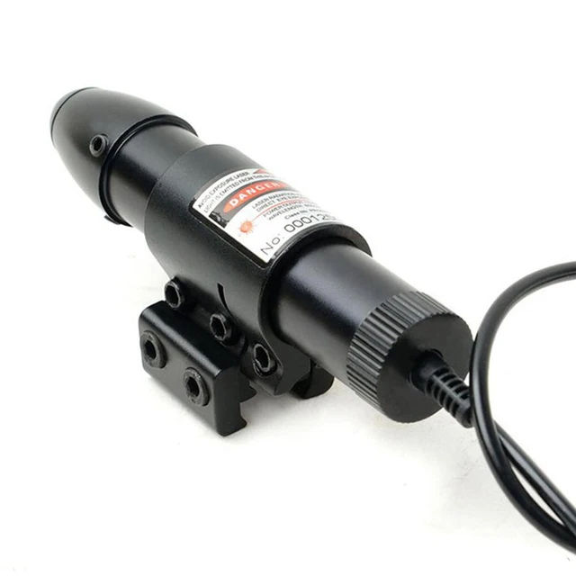 Tactical Laser Sight Adjustable 650nm Red Dot Laser Designator Hunting ...