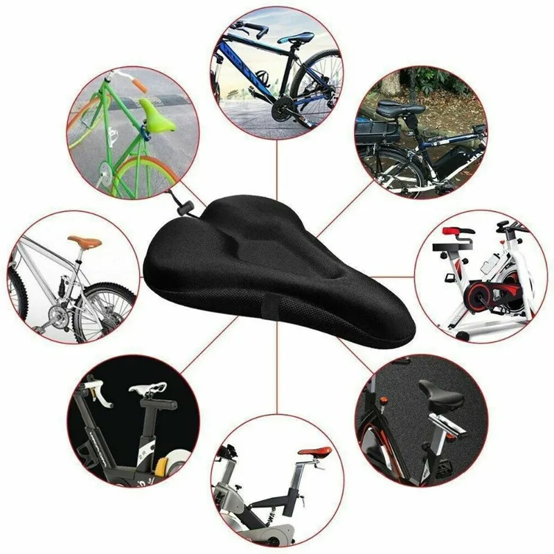 Housse de selle de vélo - Accessoire vélo - 3D épaisse et souple ...