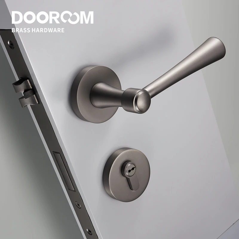 Dooroom-Brass-Door-Lock-Set-Modern-Light-Luxury-Interiror-Bedroom ...