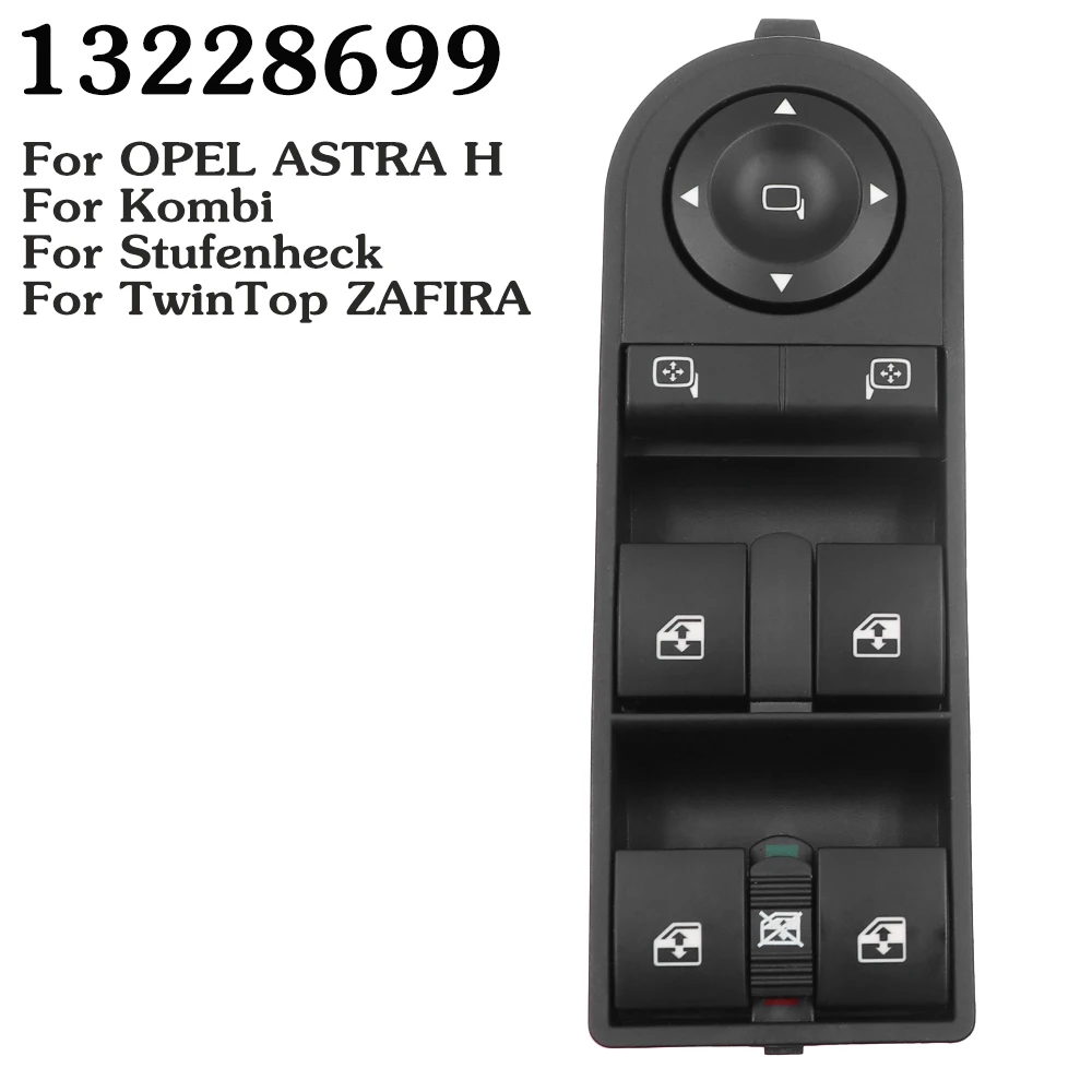 Electric Power Window Master Control Switch Button For Vauxhall For ...