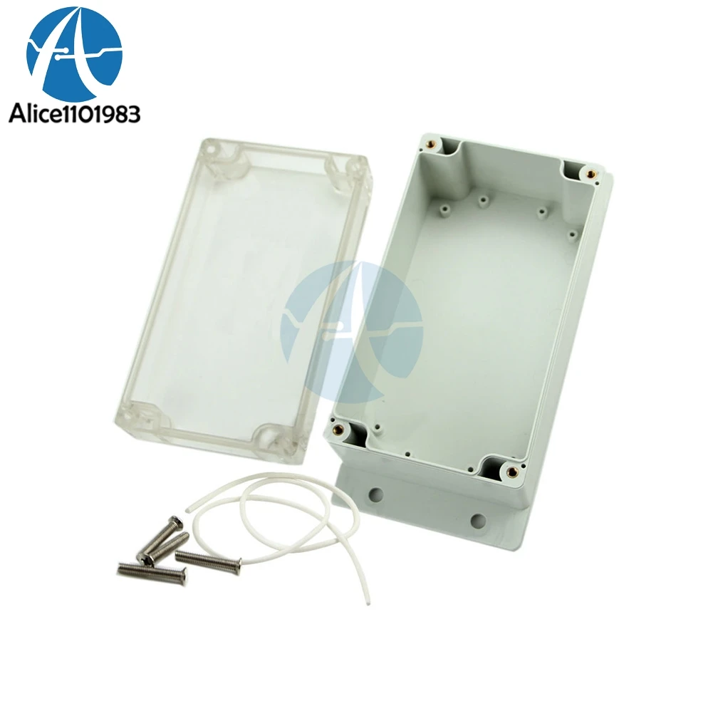 158x90x65mm Waterproof Performance Clear Plastic Electronic Project Box ...