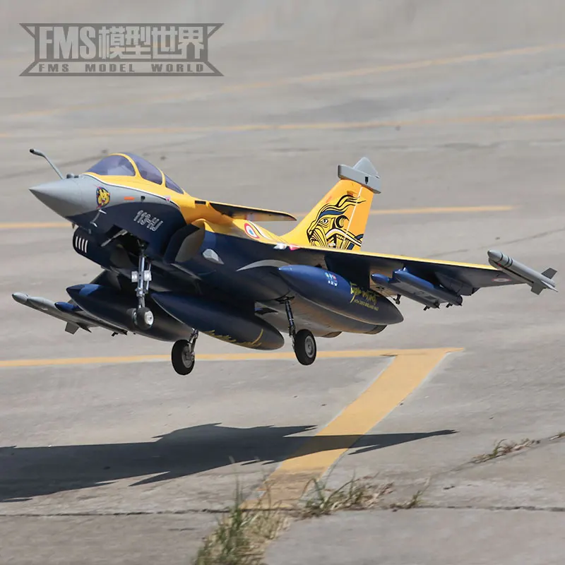 Fms Rc Airplane 80mm Ducted Fan Edf Jet Rafale Dassaul 6ch With Flaps ...