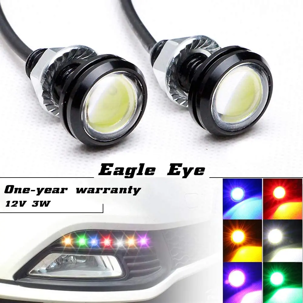 2PCS-Led-DRL-Eagle-Eyes-20mm-11mm-Waterproof-Led-Daytime-Running-Lights ...
