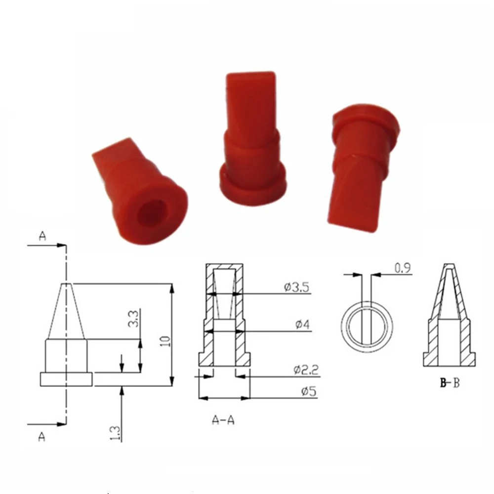 10-Pieces-Mini-Silicone-Duckbill-CheckValve-One-way-Check-Valve-for ...