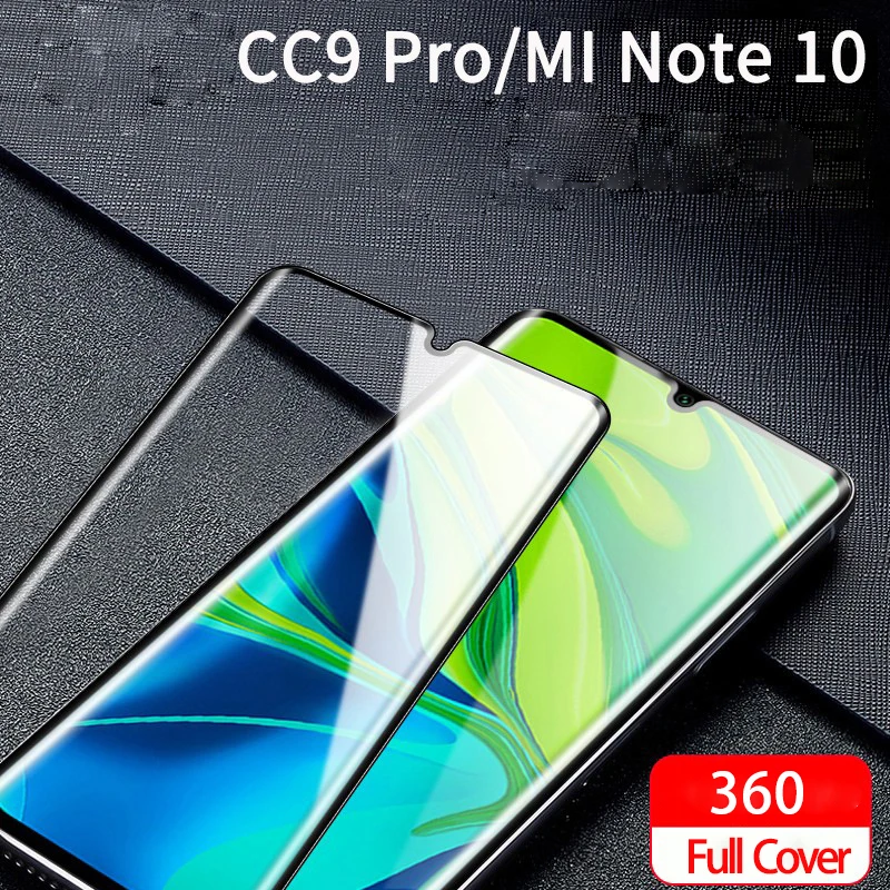 Закаленное стекло на Mi Note 10(mi cc9 pro) Защитное стекло для экрана Redmi Not 8 10 mi CC 9 ...