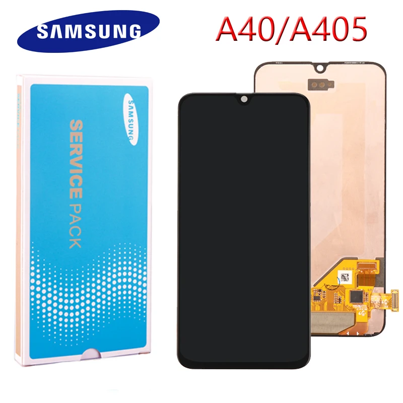 Amoled original lcd para samsung galaxy a40 lcd a405 display touch ...
