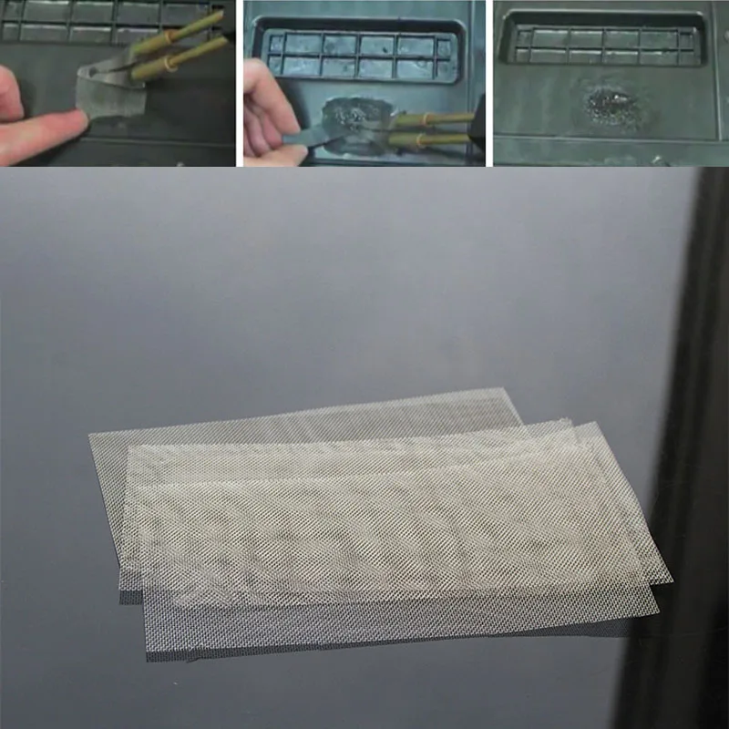 Mesh Front Fix Mesh Universal Panels Glue Plastic Repair Fix Repairing ...