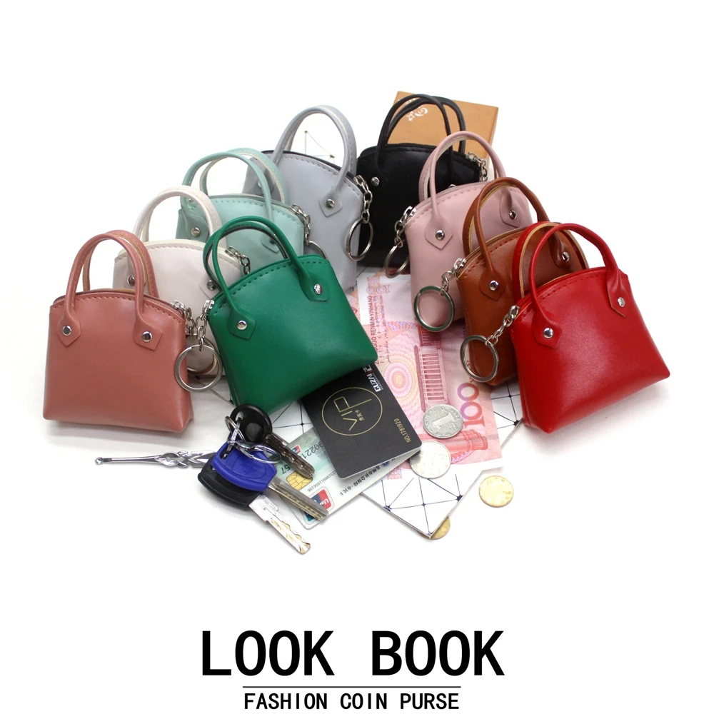 Coin Purses Fashion Super Mini Doll Handbag Model Women Clutch Wallet ...