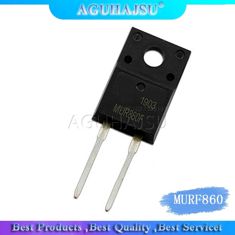 5 unids / lote MURF860G MURF860 U860 TO 220F|integrated circuit|circuit ...