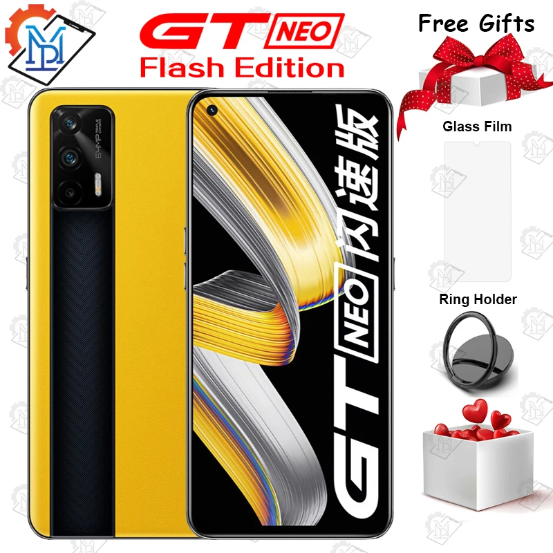 Original Realme GT Neo Flash Edition 5G Mobile Phone 6.43″ 8GB+256GB ...