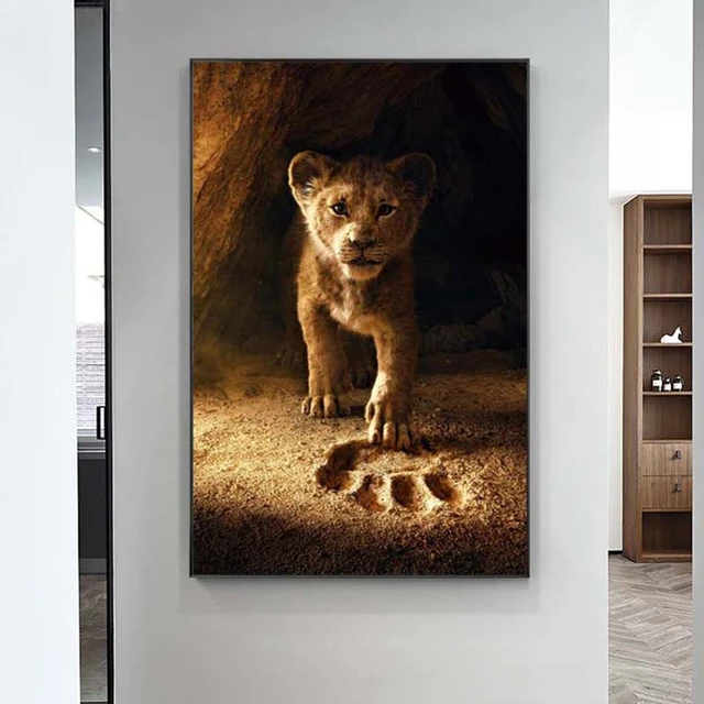 Lion King Baby Simba Painting