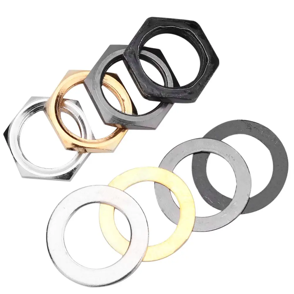 Durable-Gaskets-Nuts-Skillful-Manufacture-9-36mm-Guitar-Socket-Nut ...