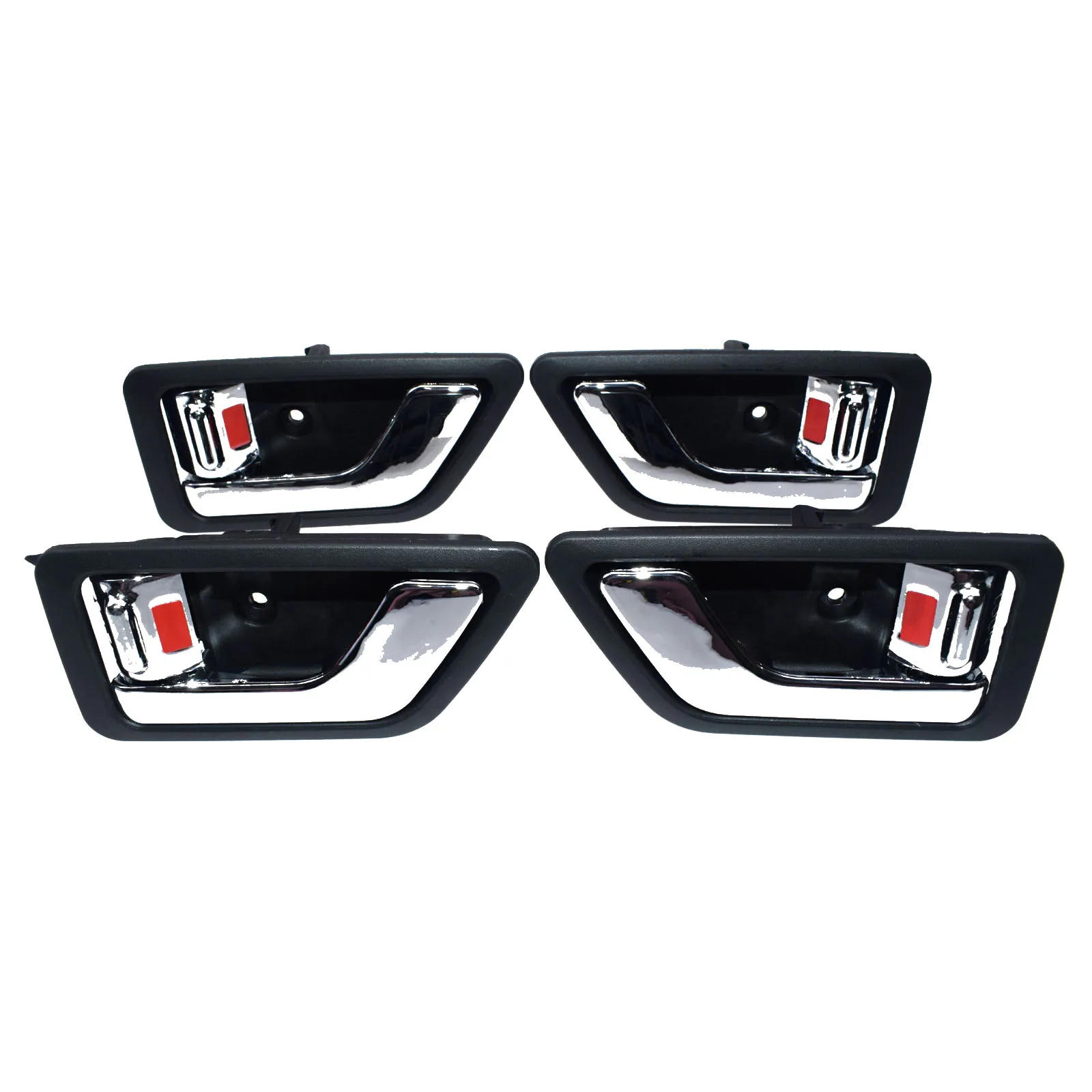 Внутренняя хромированная/черная дверная ручка, передняя, задняя, левая ...