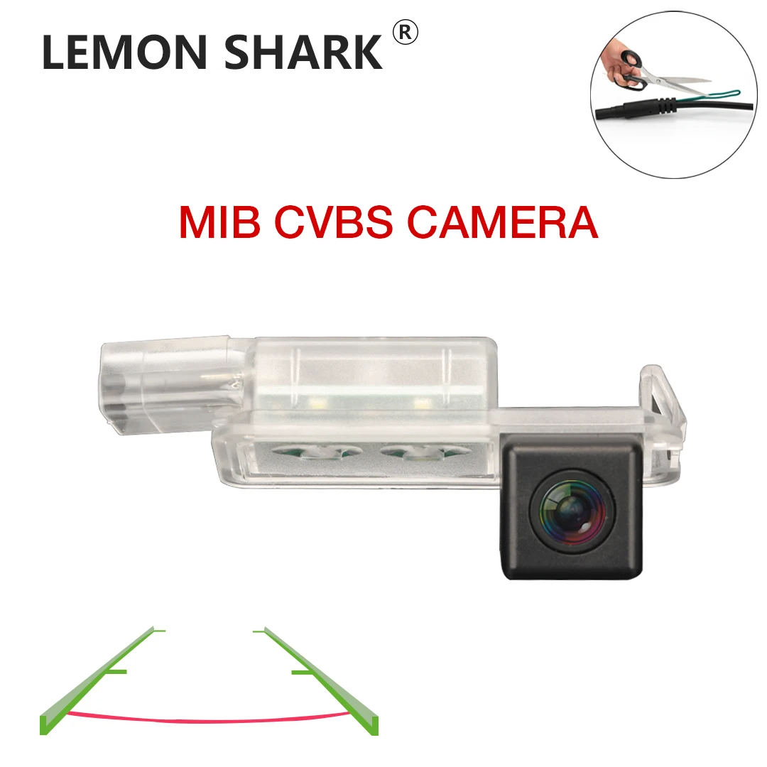 Caméra de recul,Caméra de recul pour voiture CVBS HD, avec plaque d ...