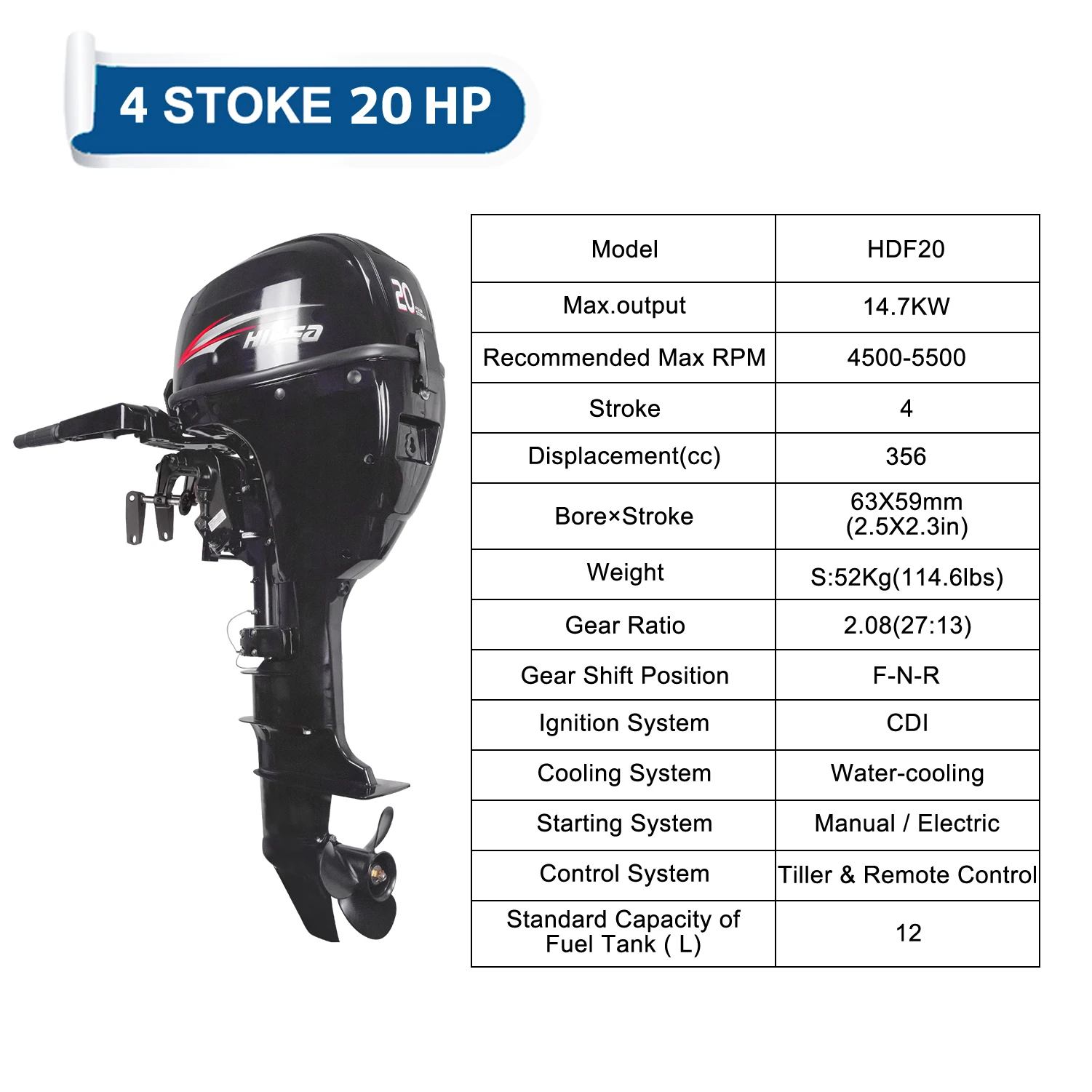 New 20 Hp Outboard Motors