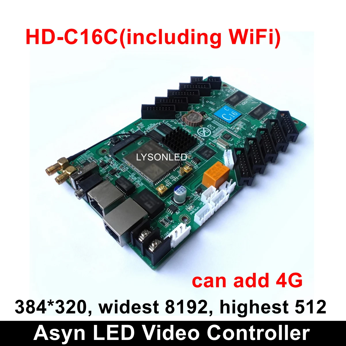 Huidu Hd-c16c Wifi Asynchronous Full-color Led Video Controller Work ...
