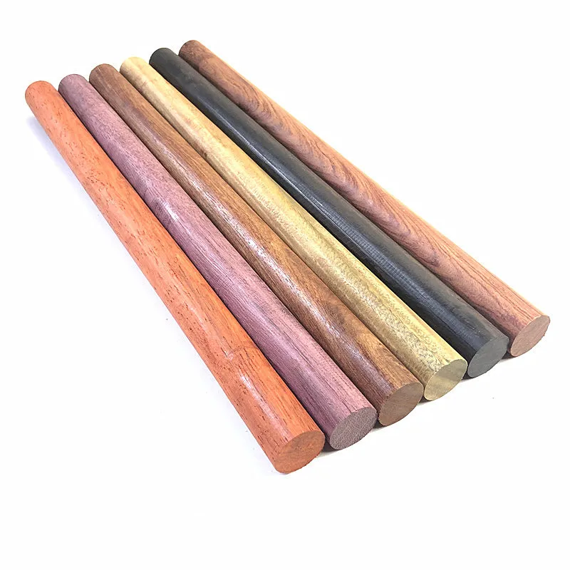 1pcs Natural Wood Bar Handmade Small Round Stick Wood Round Bar Diy ...