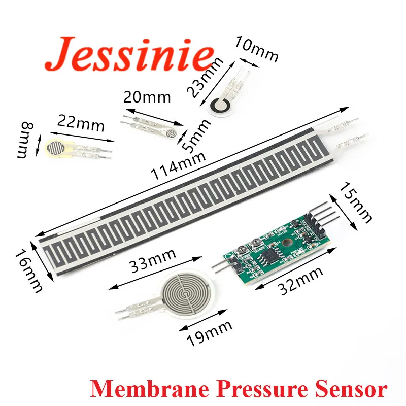 Load Cell Resistive Membrane Pressure Sensor Module Flexible Force ...