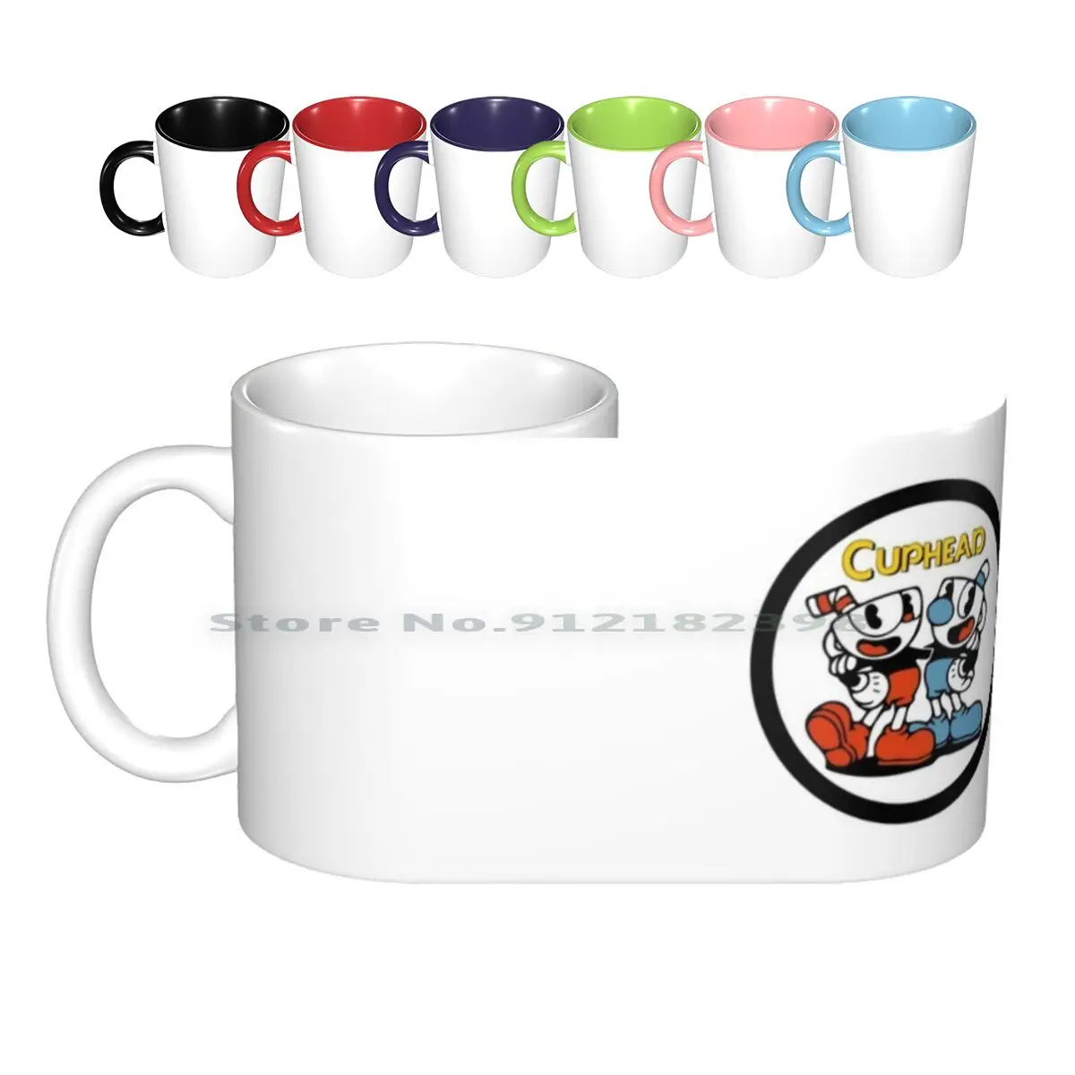 Cuphead : Cuphead & Mugman Ceramic Mugs Coffee Cups Milk Tea Mug ...