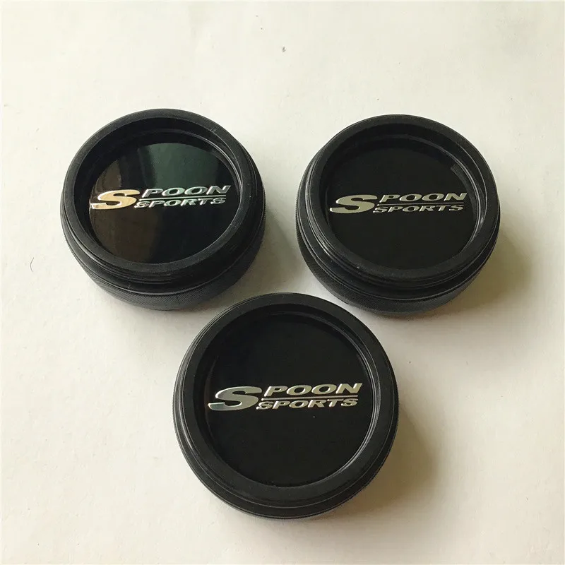4Pcs-60mm-For-SPOON-Wheel-Center-Hub-Caps-Car-Styling-Cover-45mm-Emblem ...