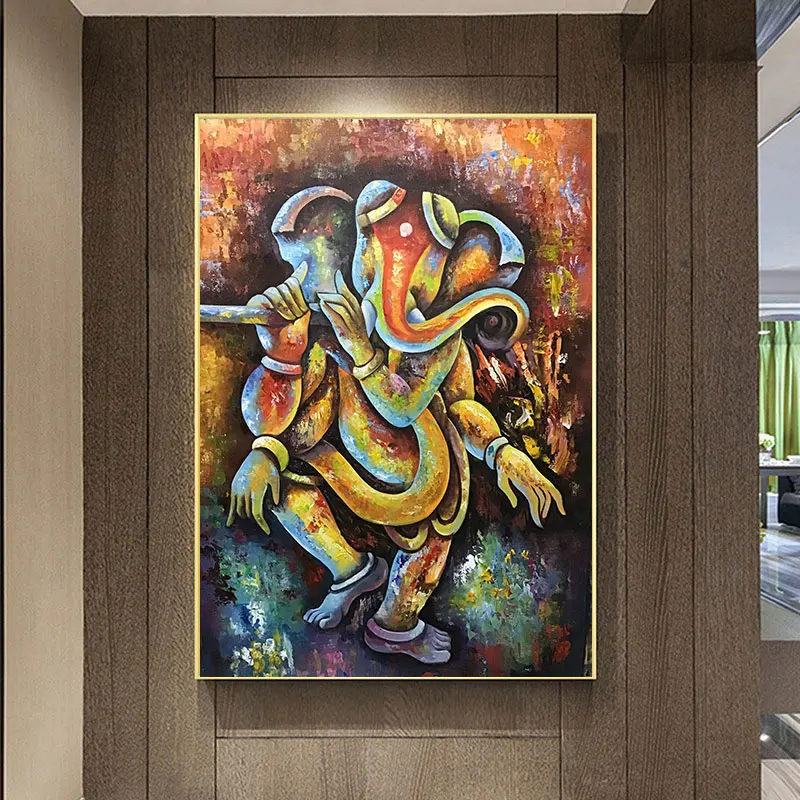 Abstract Hindu God Painting