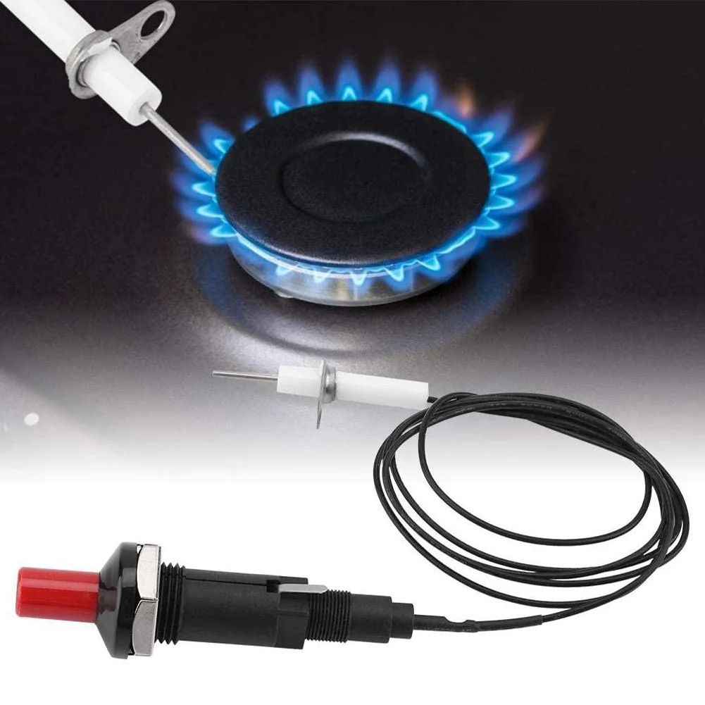 1 Out 2 Premium Piezo Spark Ignition Kit Bbq Grill Push Button Igniter ...