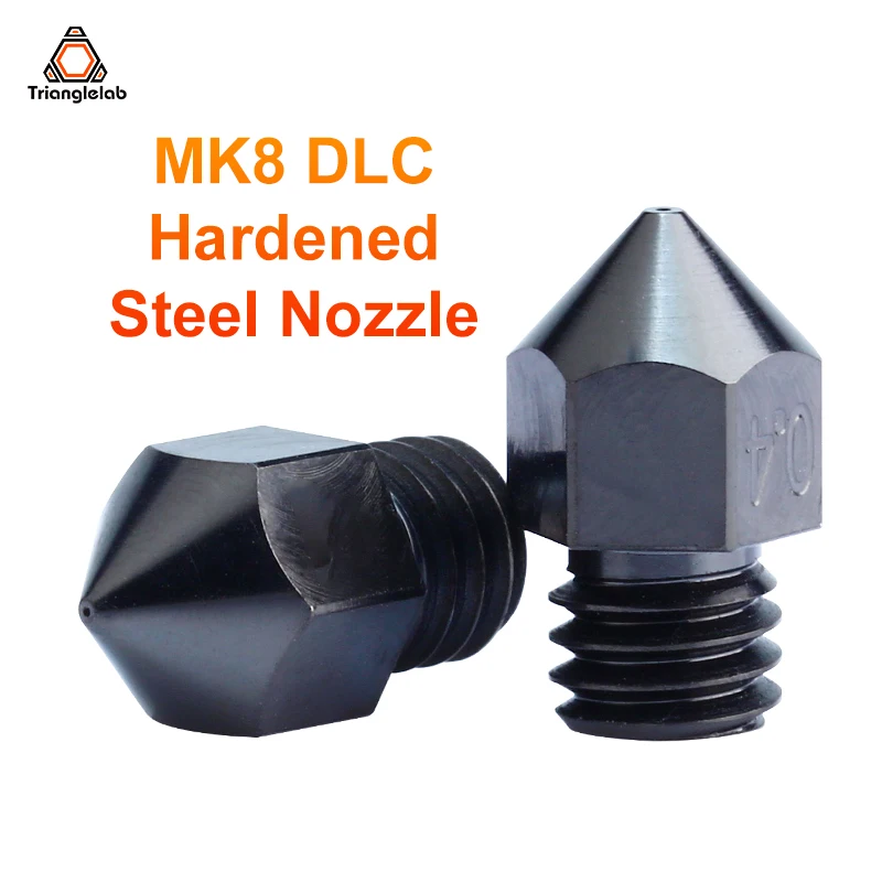 Trianglelab MK8 DLC Hardened Steel Nozzle for 3D printers hotend J-head ...