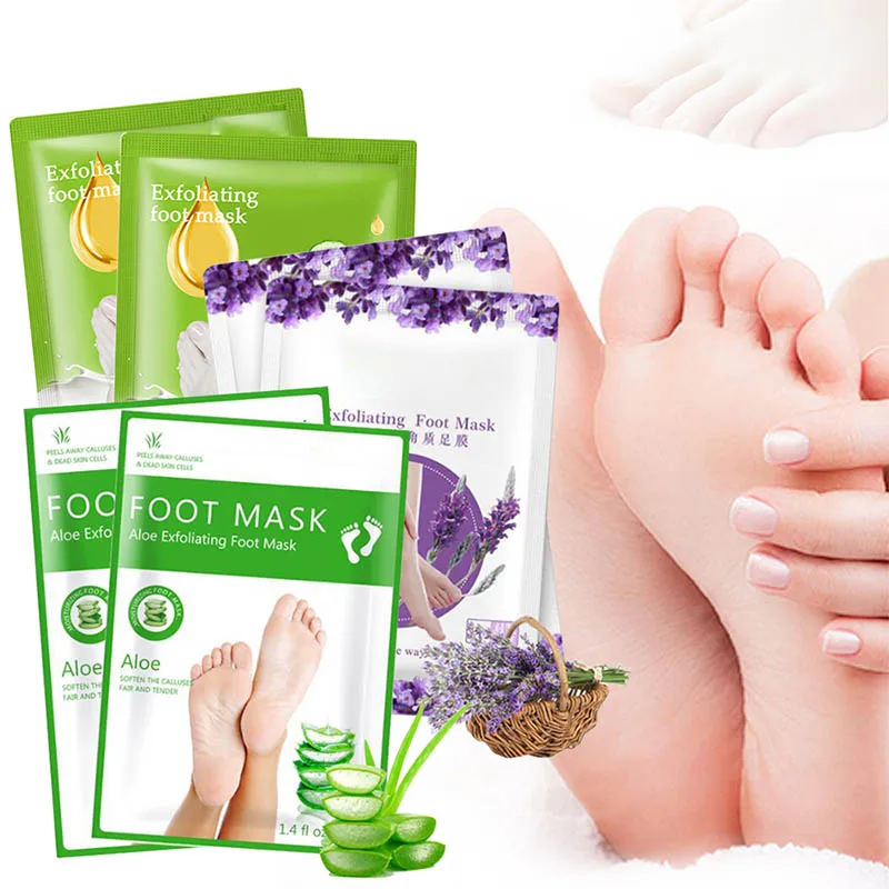 Exfoliating Feet Mask Exfoliating Foot Mask Socks Pedicure Peeling Dead ...