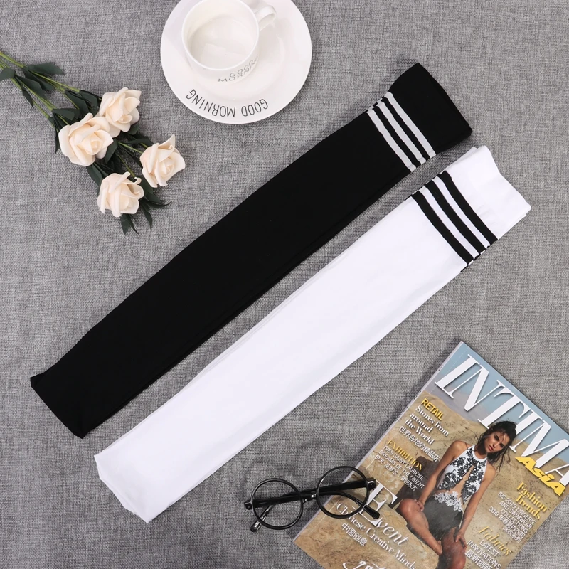 Bas,Bas en coton pour femmes, bas chauds, cuisses hautes, au dessus des ...