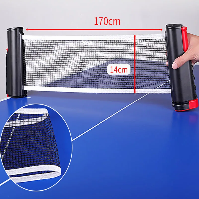 Other Outdoors - Retractable Table Tennis Net Table Grid Plastic Strong ...