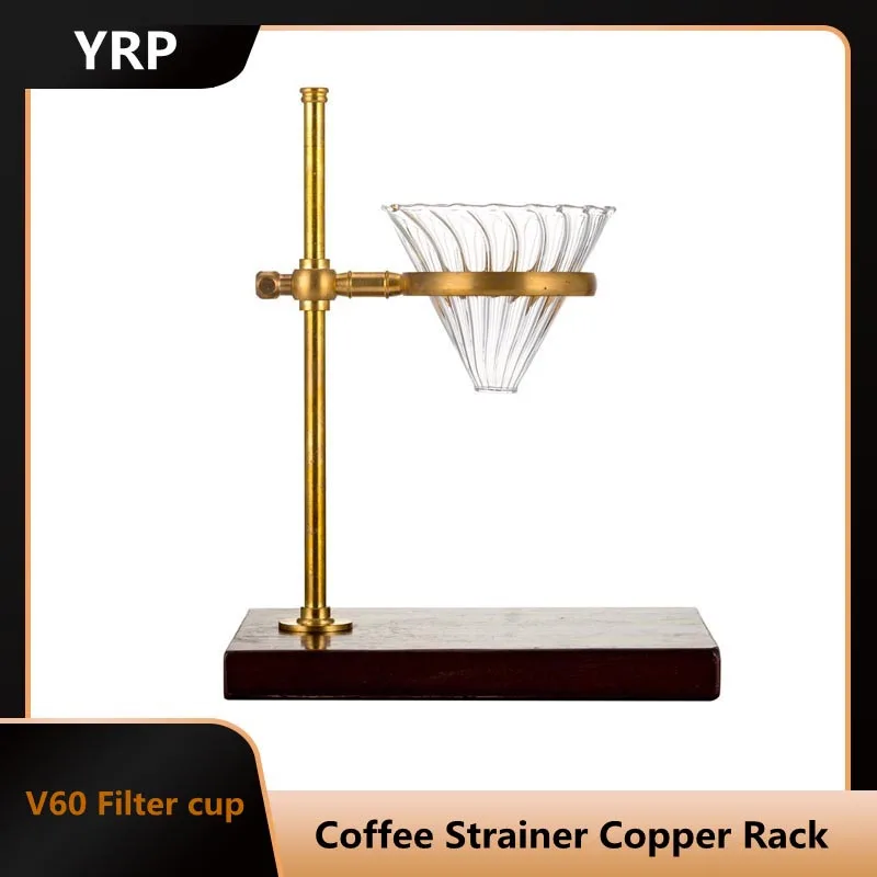 YRP colador de café Vintage V60, juego de percolador, estante ajustable ...