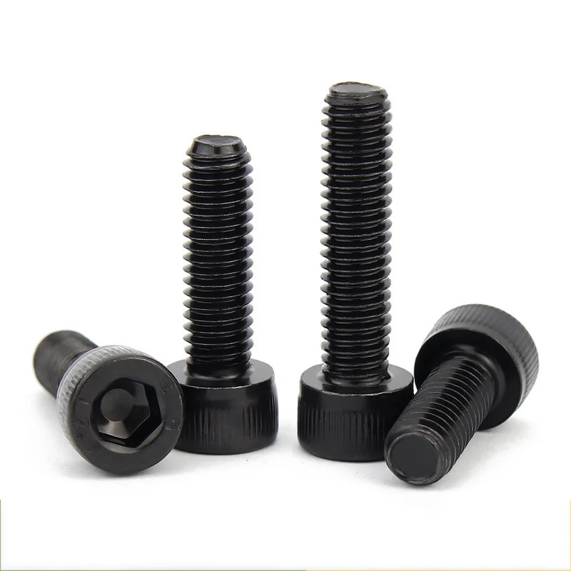 VIS,M2 50PCS-18mm--Vis À Six Pans Creux En Acier Au Carbone Noir 12.9 ...