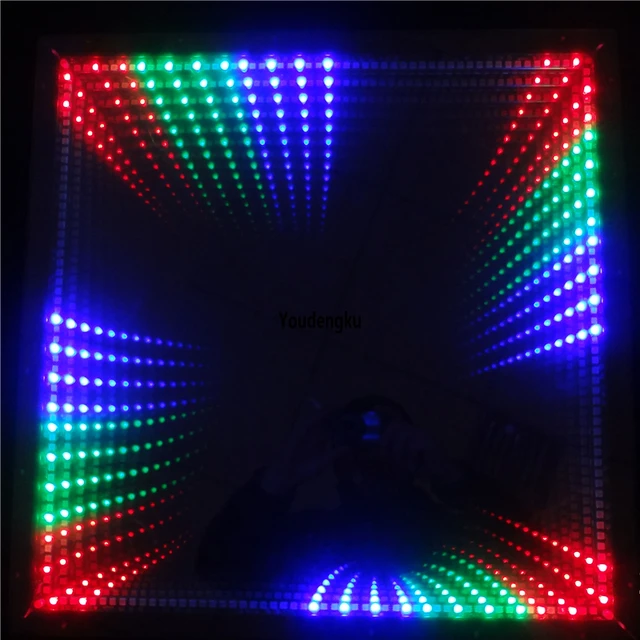 RGB Led Dance Floor Wedding Club 3D Interactive Dance Floor Light ...