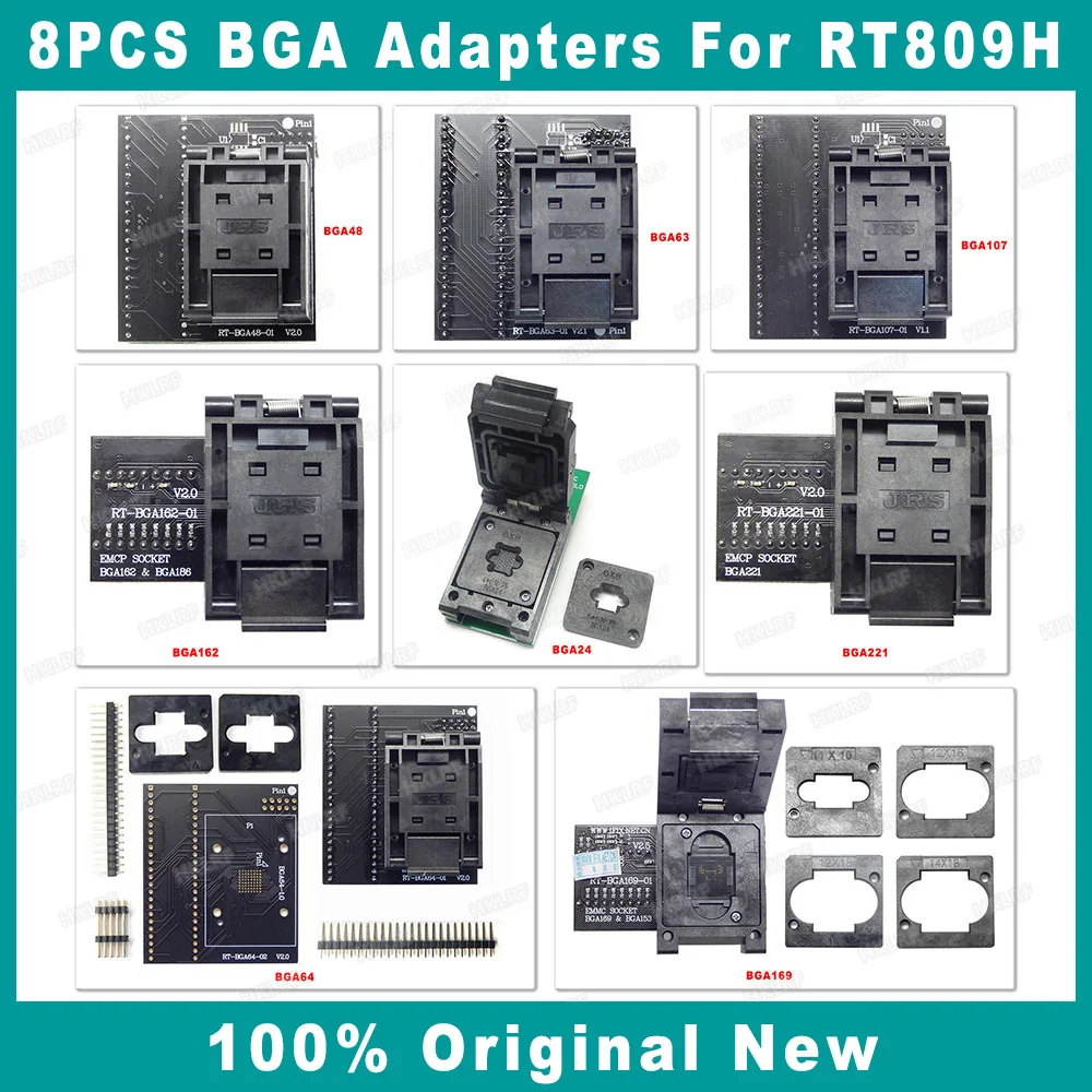 BGA169 BGA64 BGA63 BGA48 RT QFP64 01Adapter Steckdosen für RT809H USB ...