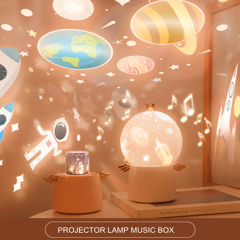 Projector Baby Night Light | Music Projector | Lamp Light - Led Music ...