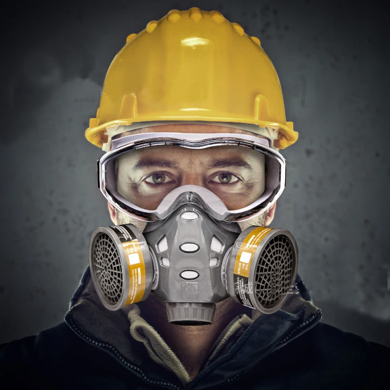 8200-Protective-Dustproof-Safety-Half-Full-Face-Mask-Gas-Mask-With ...