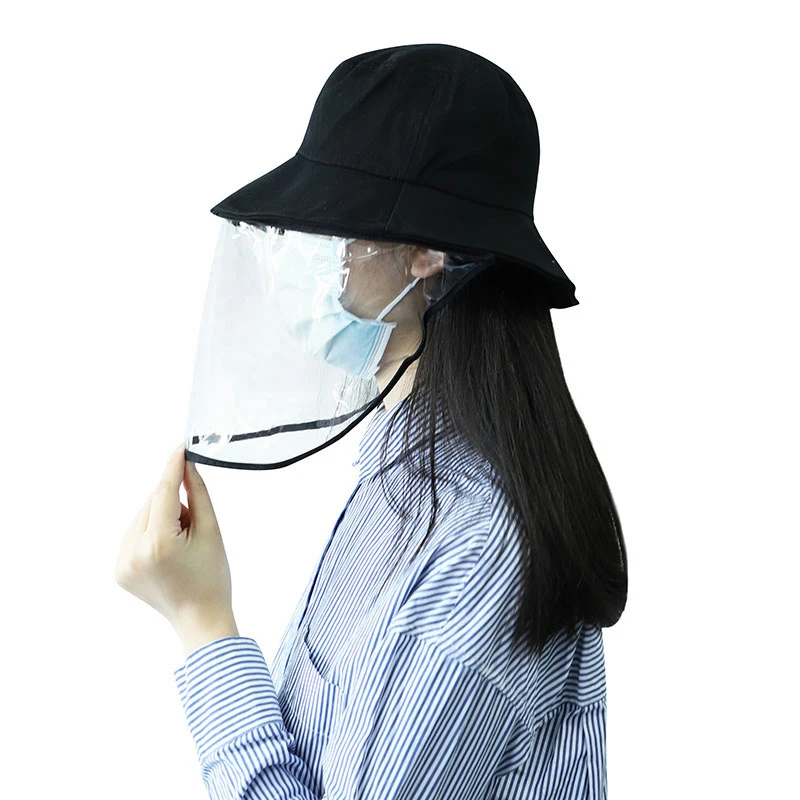 Protective Face Shield Fisherman Hat Cover Hat Anti Saliva Spitting ...