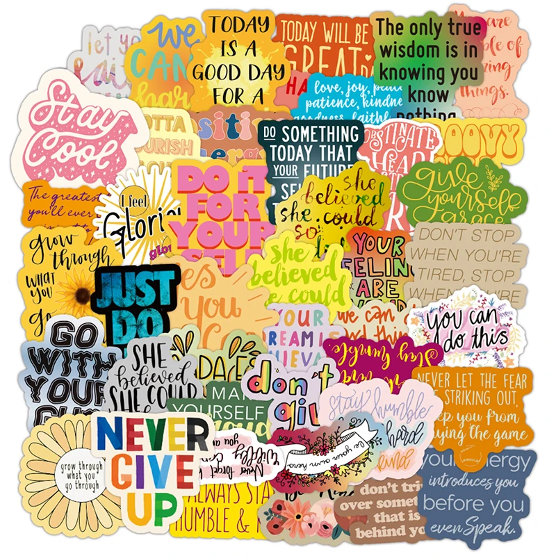 Paper, Party & Kids Positive Quotes You Look Good Today Stickers Laptop ...