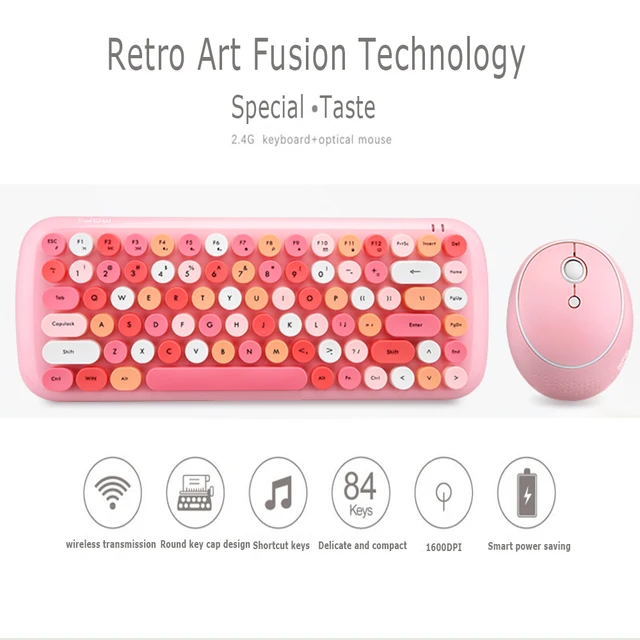 Jelly Comb Wireless Keyboard Mouse Combo - Made Minimal