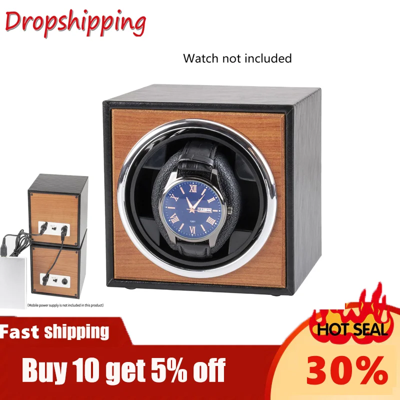 Mechanical Watch Winding Box Motor Shaker Mini Winder Holder Display ...