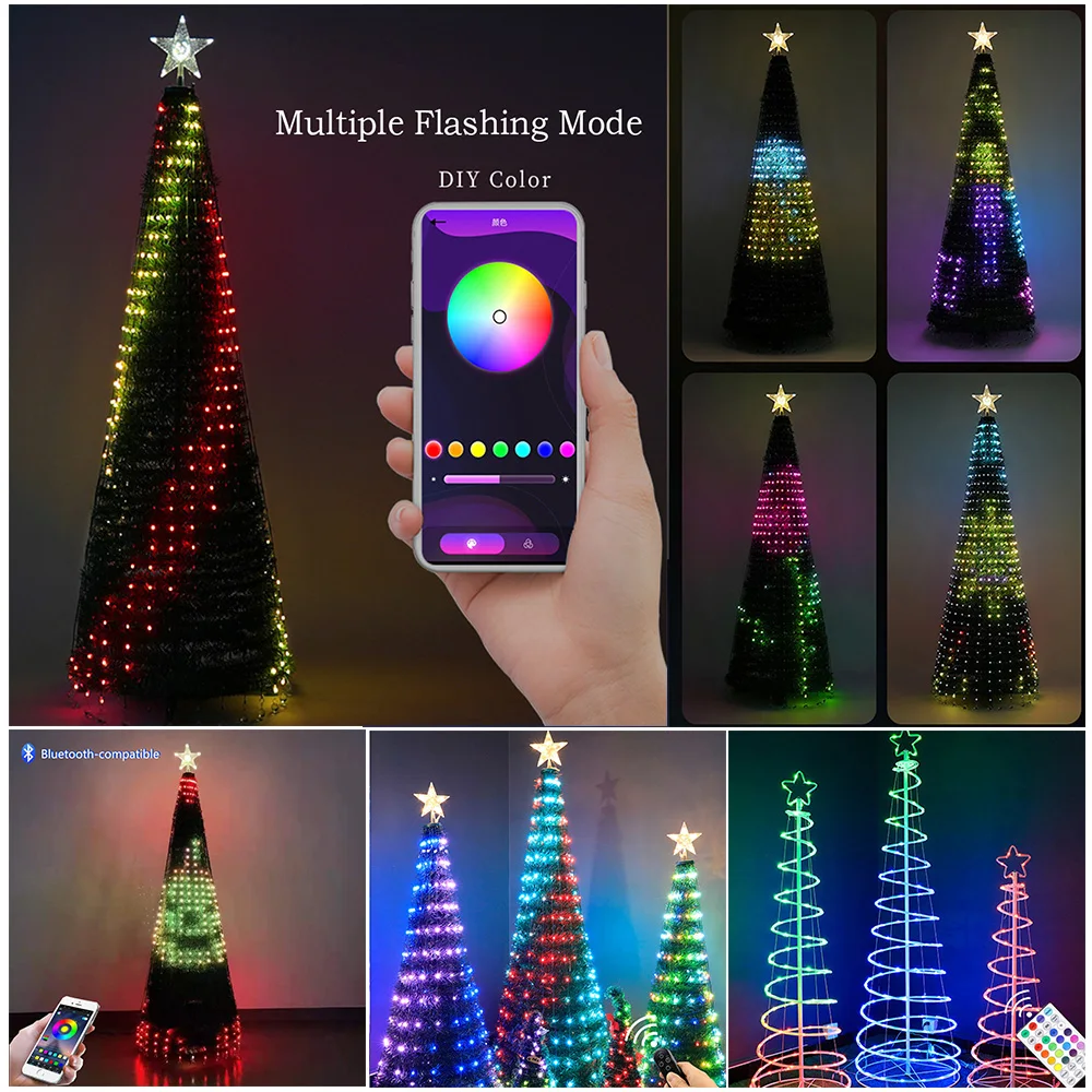 Flashing Christmas Lights Animation