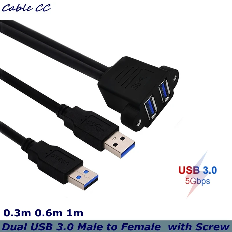 Usb Dual Extension Cable
