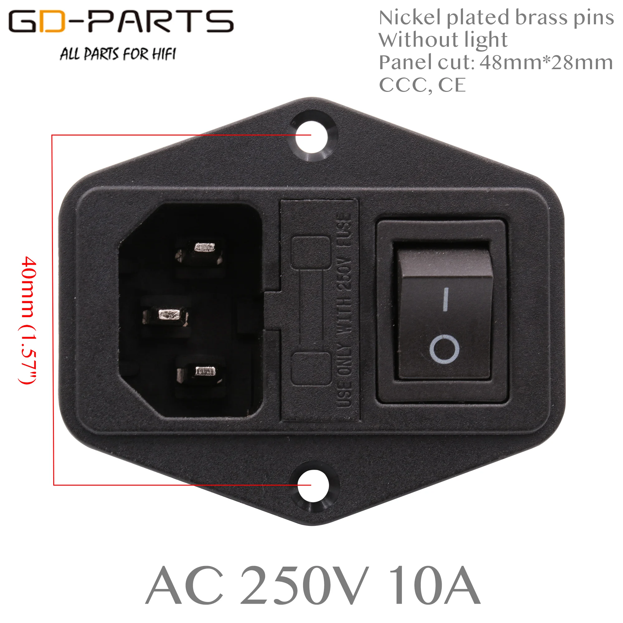 Fused Power Receptacle