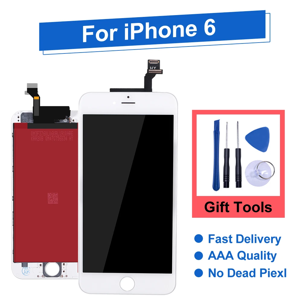 Touch-Screen-Digitizer-Assembly-Replacement-for-iPhone-6-4-7-Black ...