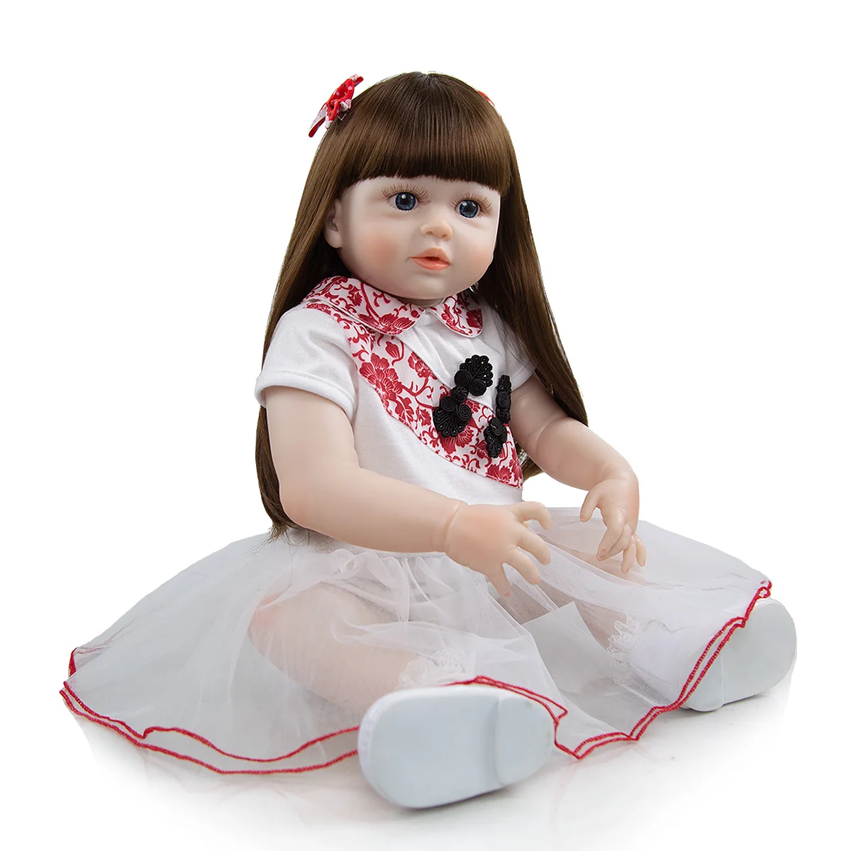 Poupée KEIUMI entièrement en Reborn – Silicone 23 pouces corps réaliste princesse nouveau 23 ...